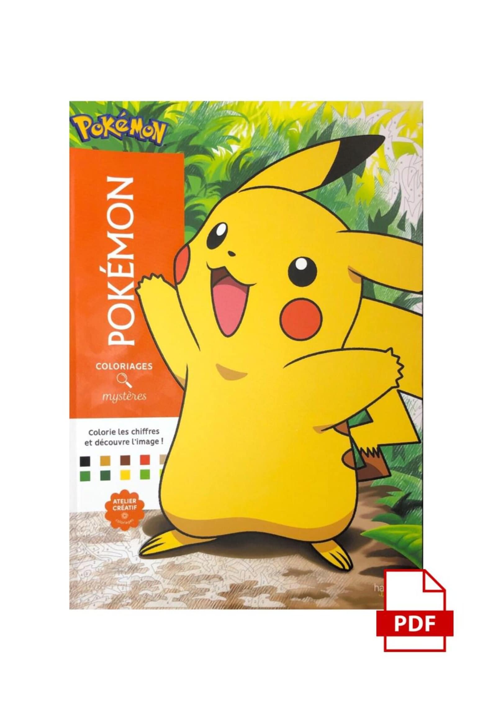 Coloriages Mysteres Pokémon- PDF - Etsy