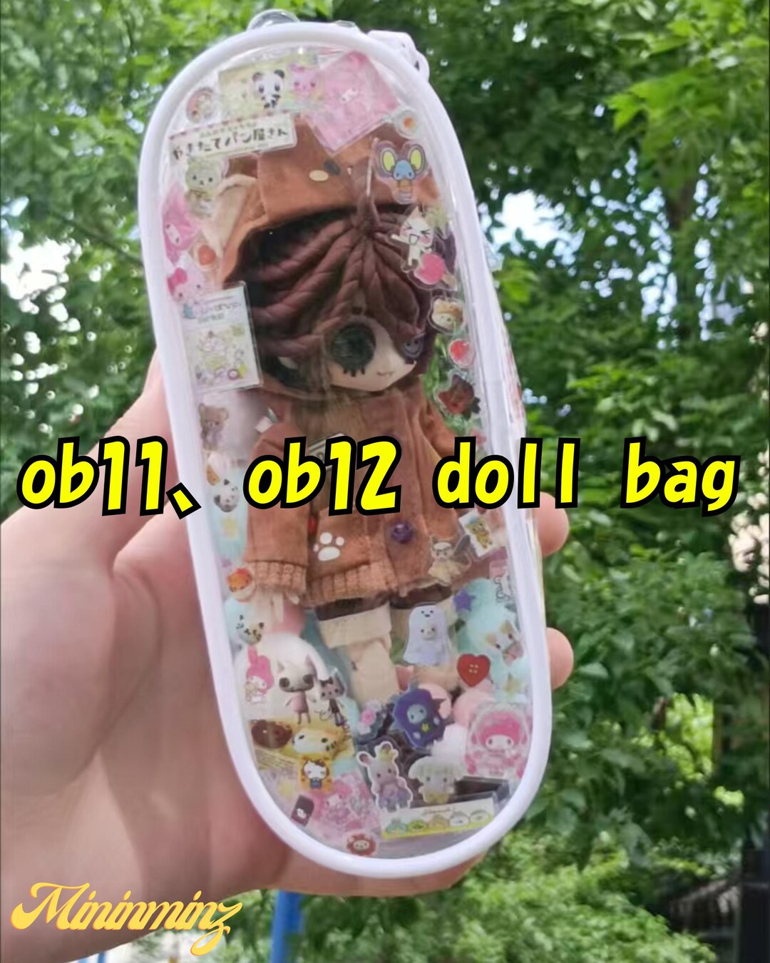 Transparent OB11 Doll Protective Bag, Transparent Italian Doll Bag ...