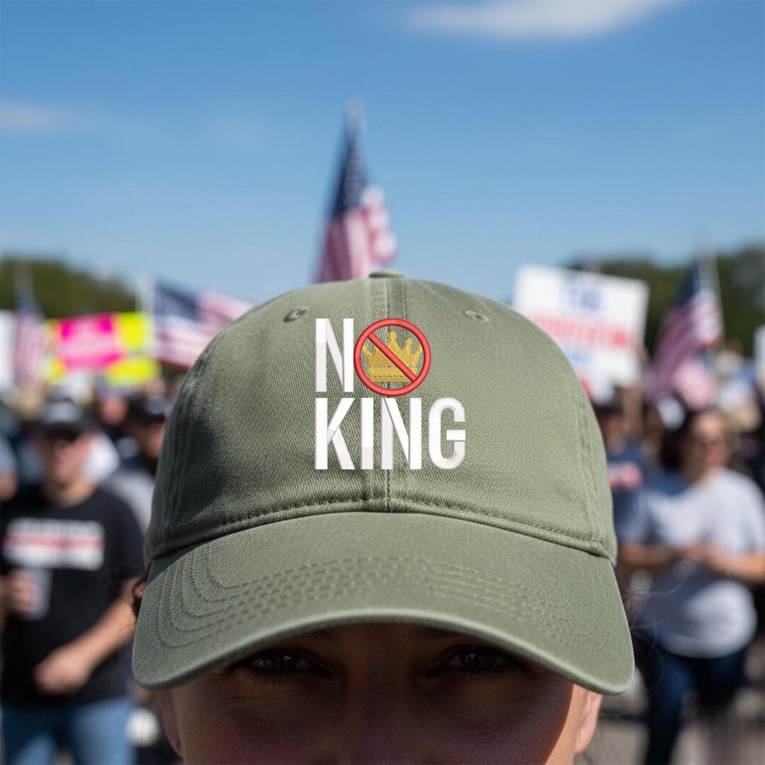 Embroidery Design File: No Kings Embroidery, Protest Embroidery, No ...