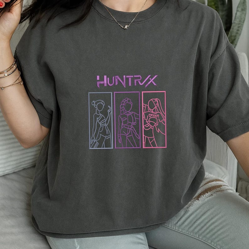 Kpop Girlgroup Embroidery Design: Huntrix Fan Art (digital File) - Etsy ...