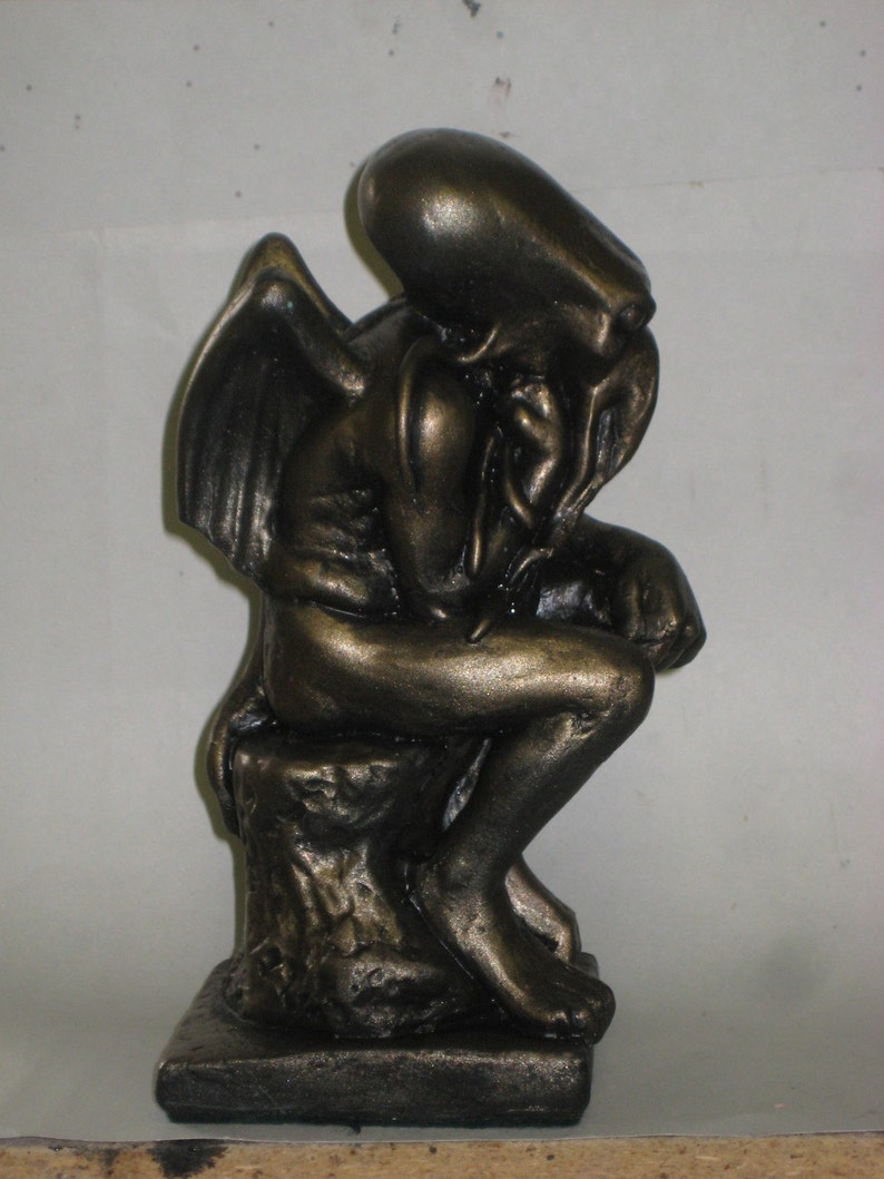 Cthulhu Thinker Bookend Statue - Etsy