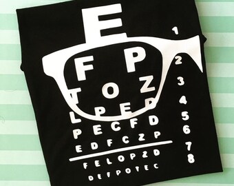 Eye Chart Shirt | Etsy