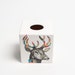 Stag Rainbow Tissue Box Cover Wooden Handmade Square Tissue Box Holder ...