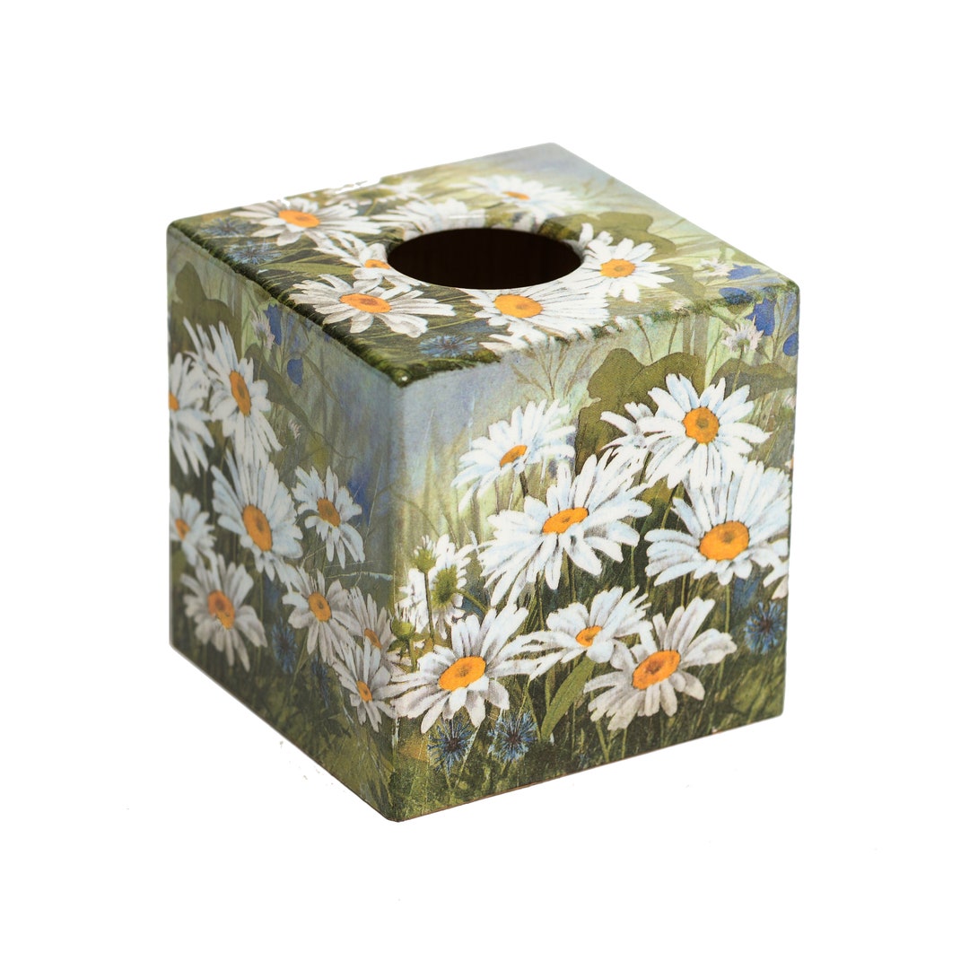 Daisy Chain Tissue Box Cover - Etsy