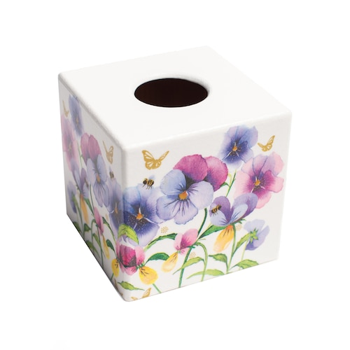 Flowers Tissue Box Cover Square Tissue Box Floral Napkins - Etsy
