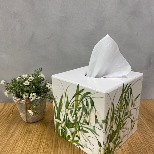 Birdhouse Tissue Box Cover Wooden Handmade - Etsy