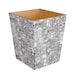 Waste Paper Bin Wooden Black Abstract , Trash Can , Home Interior - Etsy