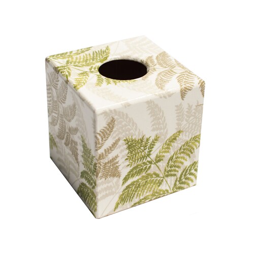 Green Acorn Wooden Tissue Box Cover Cube / Square - Etsy