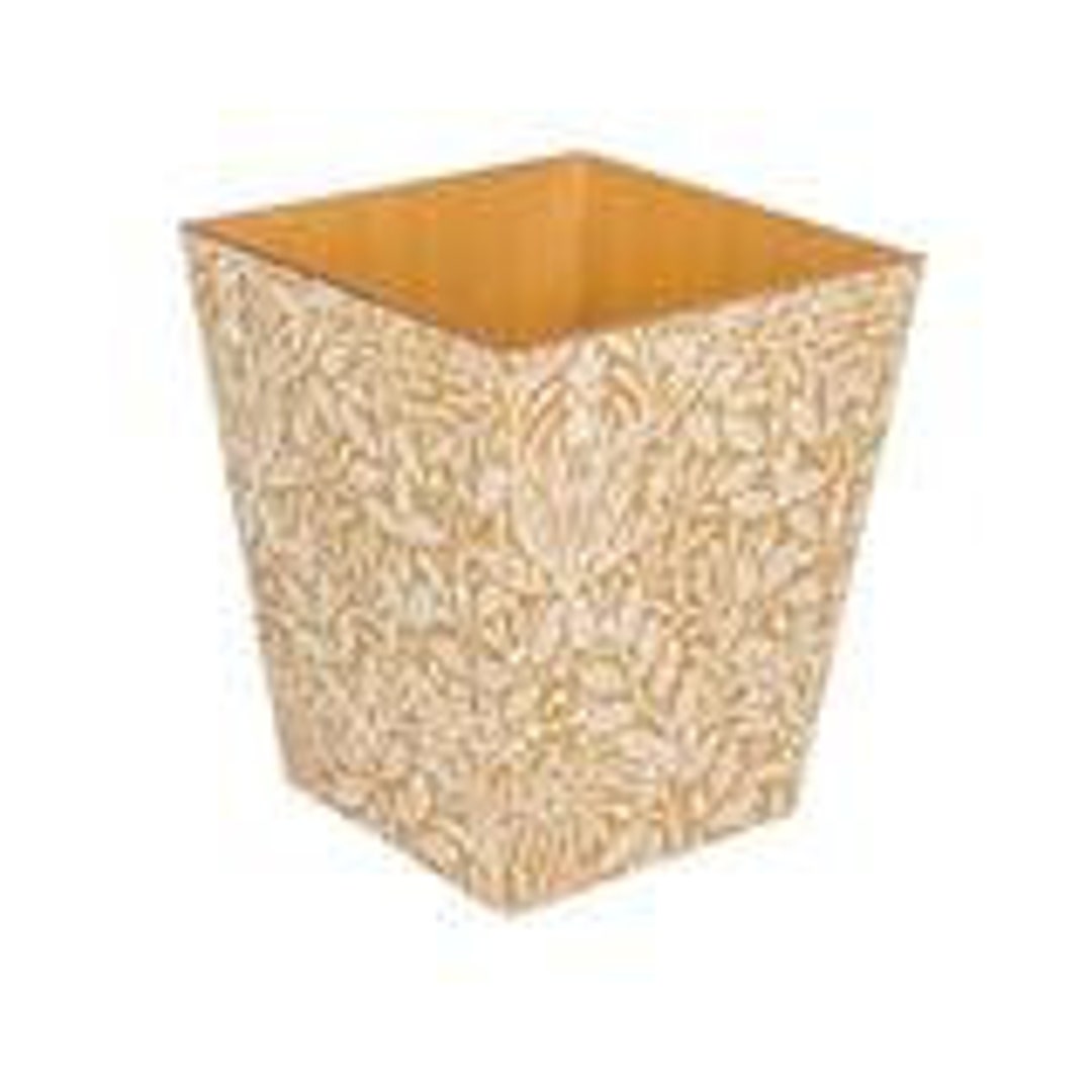 Gold Acorn Waste Paper Bin Trash Can Handmade Wooden Handmade in UK - Etsy