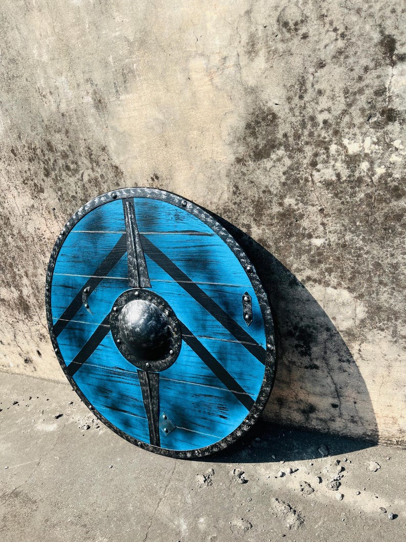 24" Medieval Wooden Heavy Shield Battle Ready Viking Handmade Shield - Etsy