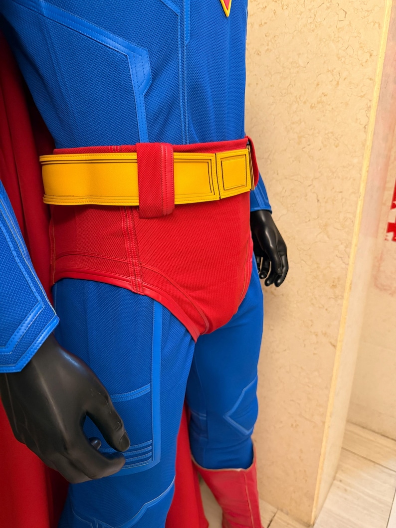 Superhero 2025 Costume Red Blue Classic Men Cosplay Suit - Etsy