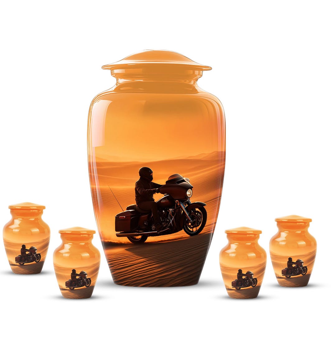 Motorcycle Cremation Urn – Biker Memorial, Adult Ashes Keepsake - Etsy