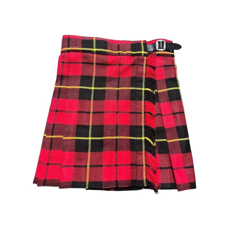 Handmade Tartan Mini Kilt: Scottish Pleated Skirt With Pockets - Etsy