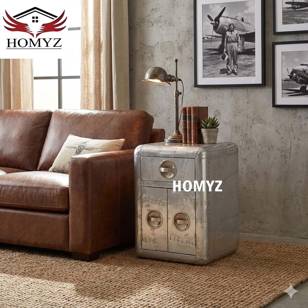 Aluminum Storage Cabinet With Porthole Doors | Industrial Airplane ...