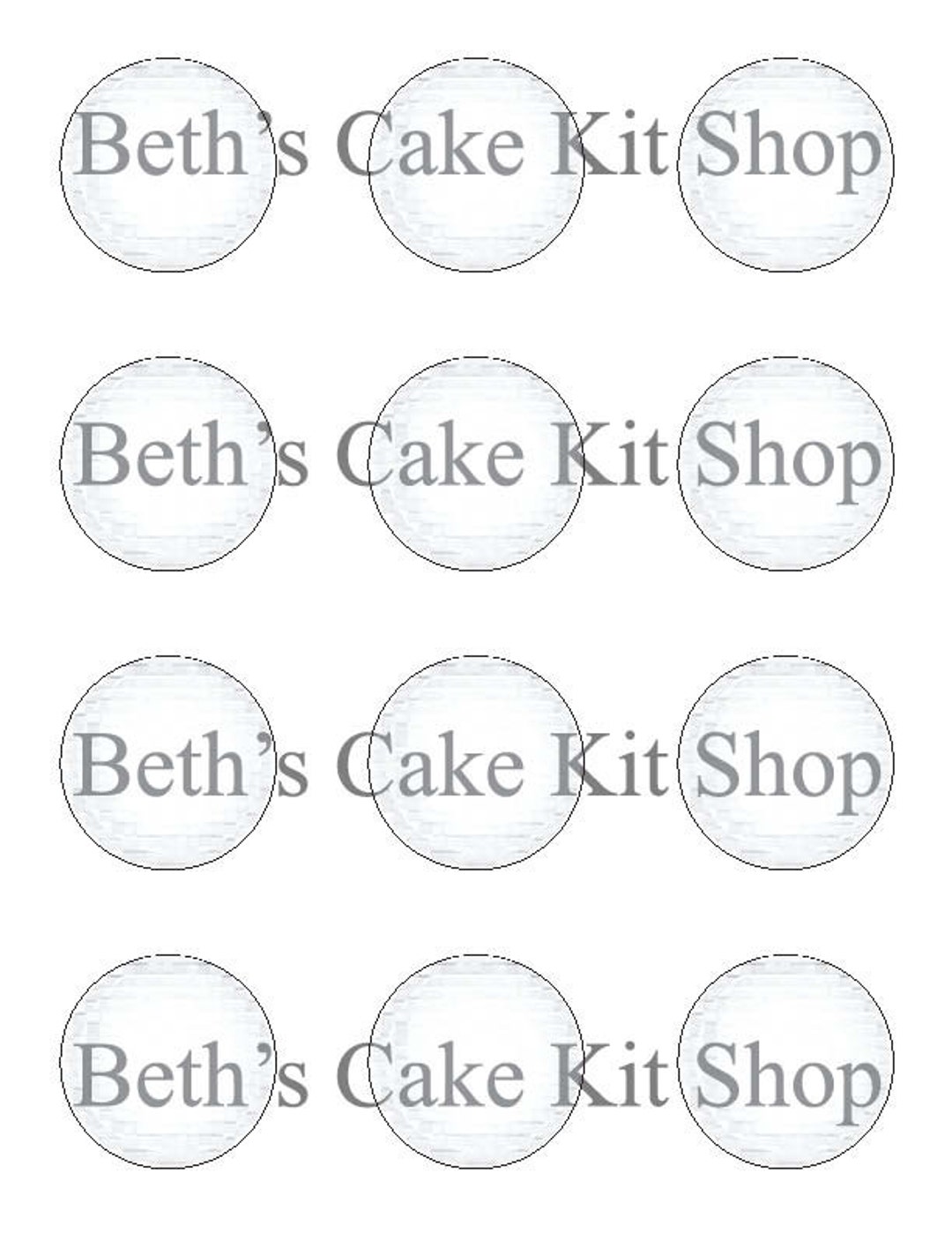 Golf Ball Cupcake Topper DIY Printable Download - Etsy