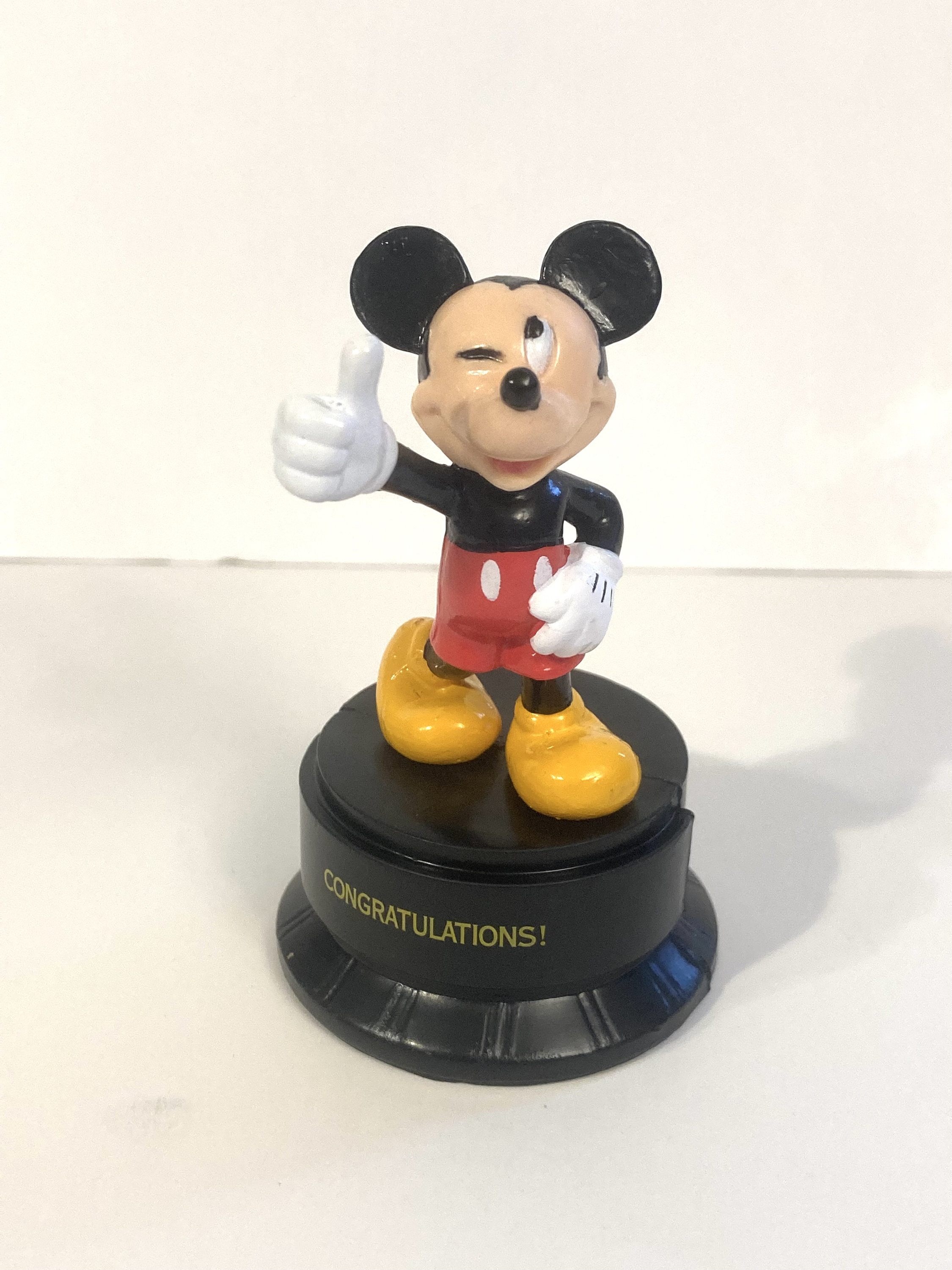 Mickey Mouse Congratulations Trophy Cake Topper - Etsy