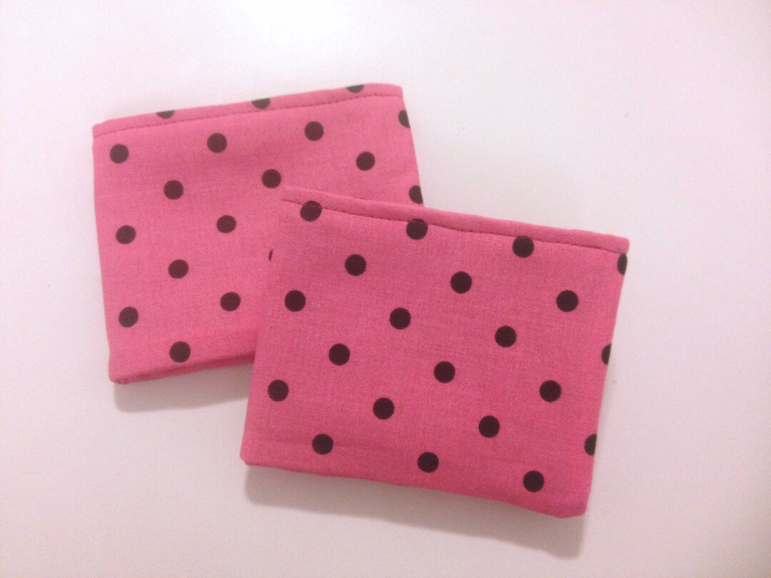 Pink and Black Polka Dot Girls Bi Fold Wallet - Etsy