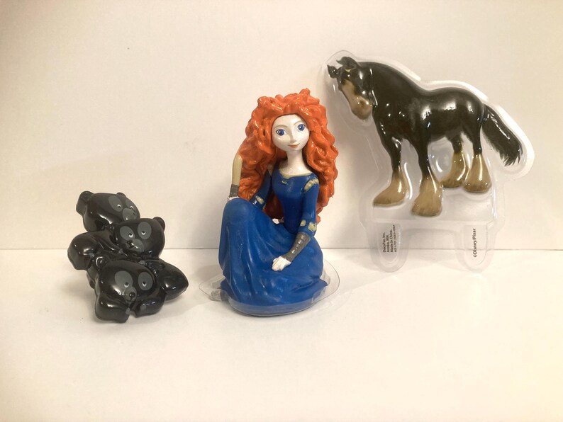 Brave Merida and Angus Cake Topper Birthday Party Theme - Etsy
