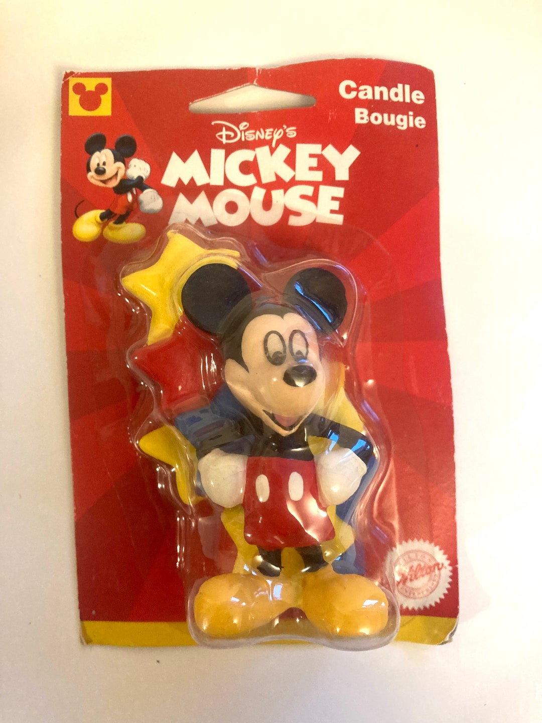 Mickey Mouse Birthday Candle Cake Topper - Etsy