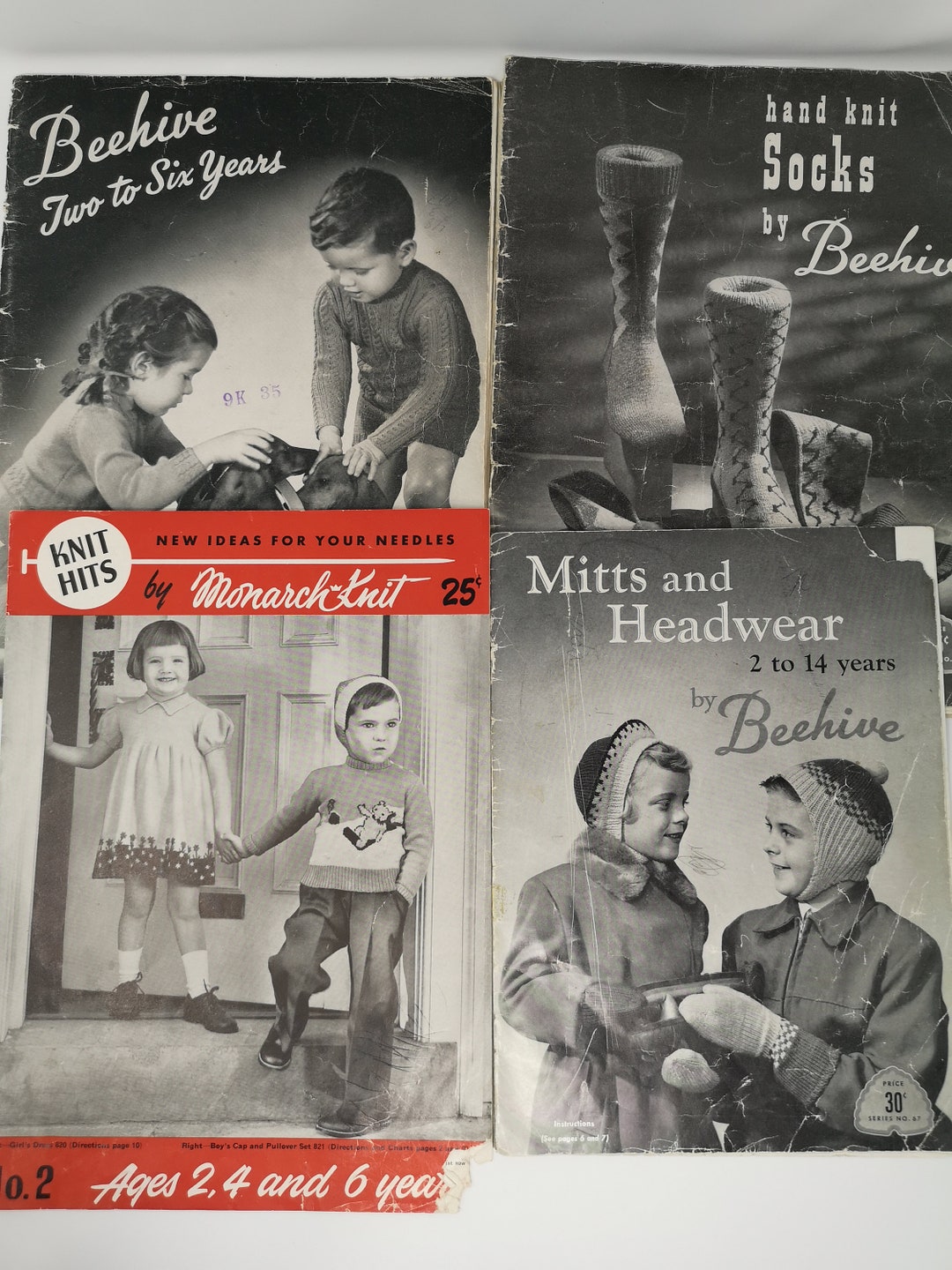 Vintage Beehive Knitting Pattern Project Books - Etsy