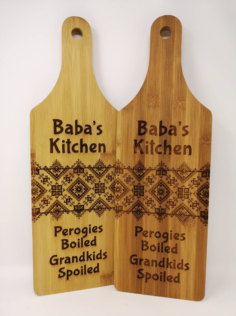 Baba's Kitchen Laser Engraved Cutting Board Your Choice - Etsy