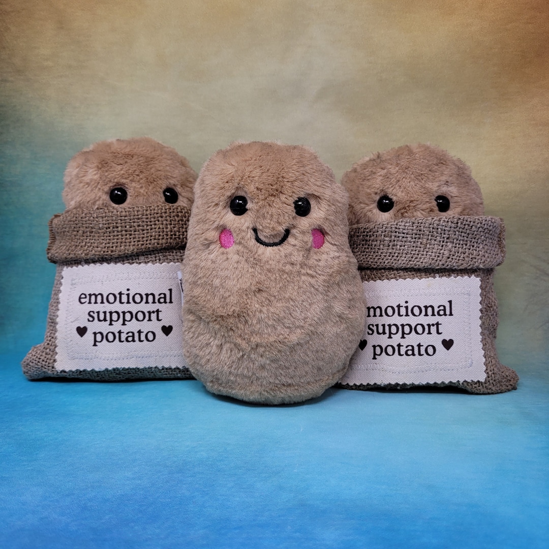 Emotional Support Potato Plush - Etsy