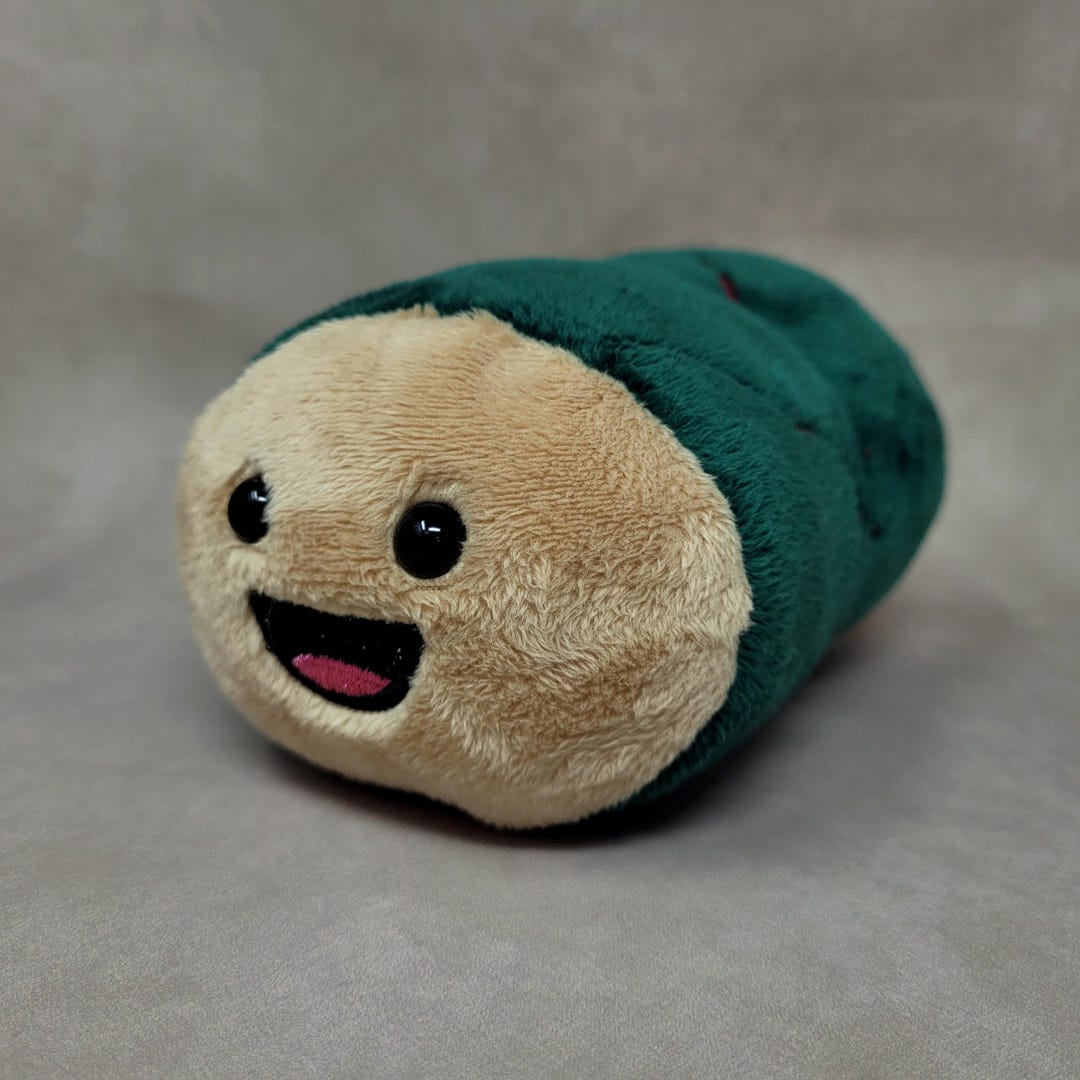 Prairie Plush Mini Beet Leaf Bun - Etsy