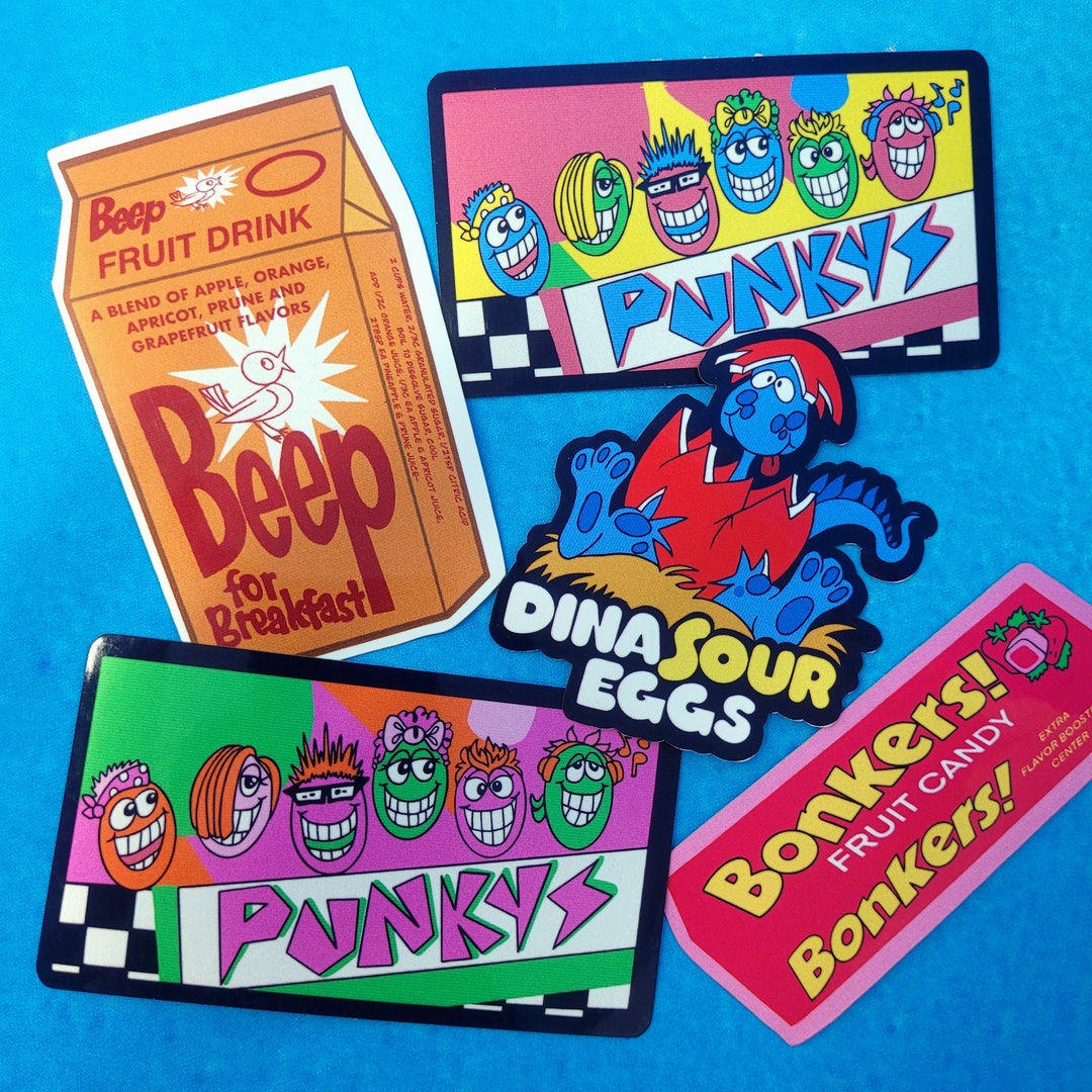 80s Sweet Treat Stickers - Etsy