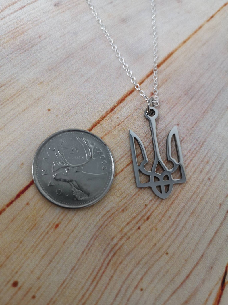 Ukrainian Tryzub Pendant - Etsy Canada