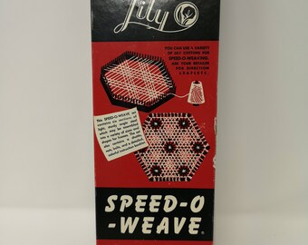 Vintage Lily Speed-o-weave Adjustable Steel Weaving Loom - Etsy