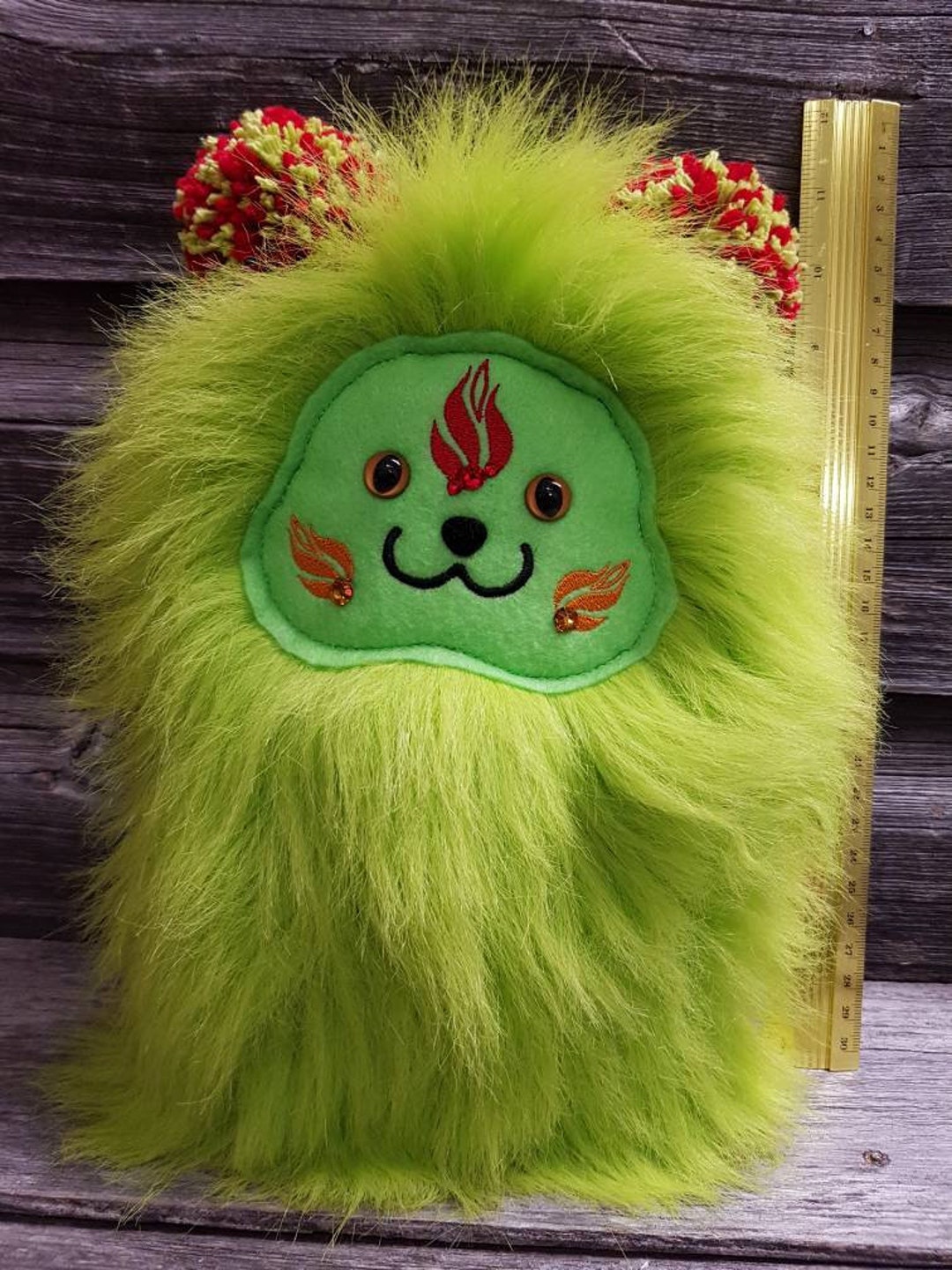 Polumya the Pooga - OOAK Upcycled Monster - Etsy