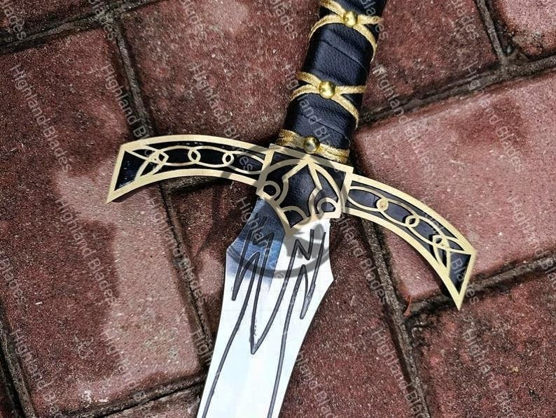 Goldryn Sword: Thrones of Glass Inspired 36" Fantasy Display Sword - Etsy