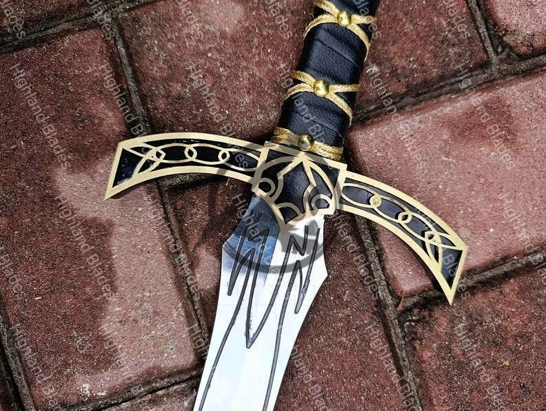 Goldryn Sword: Thrones of Glass Inspired 36" Fantasy Display Sword - Etsy