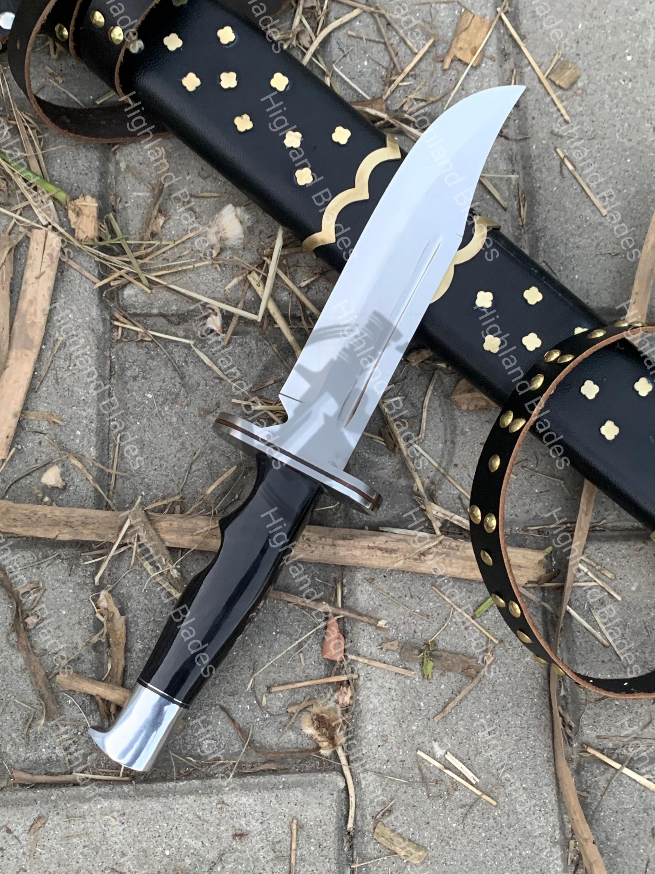 Scream Movie Ghostface Replica Knife: Polished Steel Blade, Buffalo ...