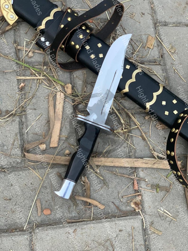 Scream Movie Ghostface Replica Knife: Polished Steel Blade, Buffalo ...