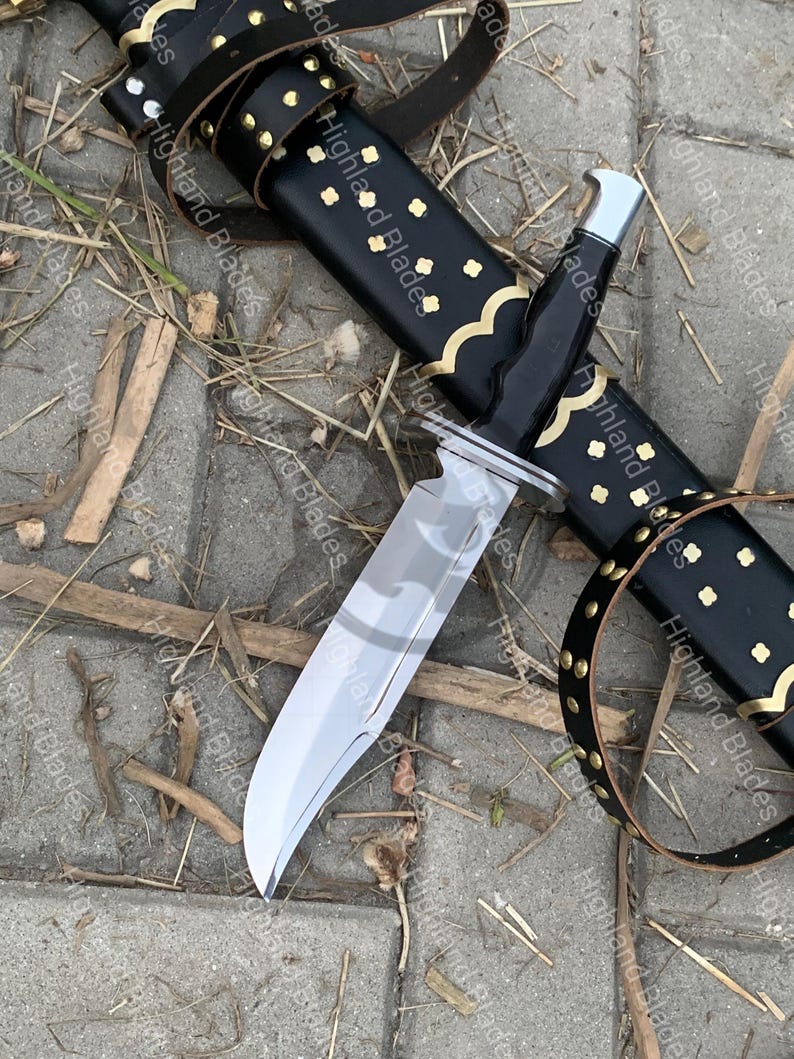 Scream Movie Ghostface Replica Knife: Polished Steel Blade, Buffalo ...