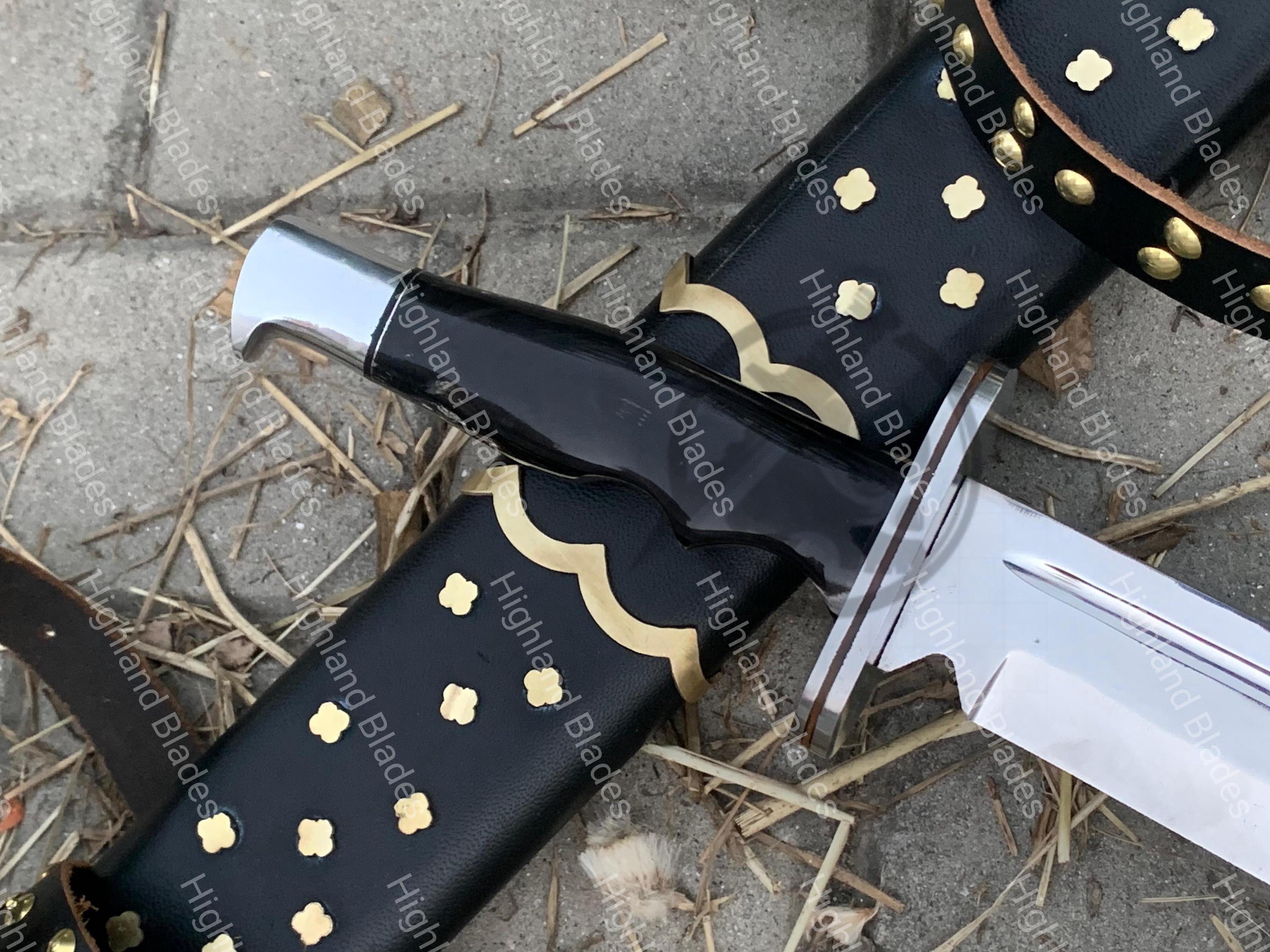 Scream Movie Ghostface Replica Knife: Polished Steel Blade, Buffalo ...
