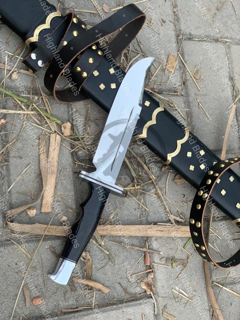 Scream Movie Ghostface Replica Knife: Polished Steel Blade, Buffalo ...