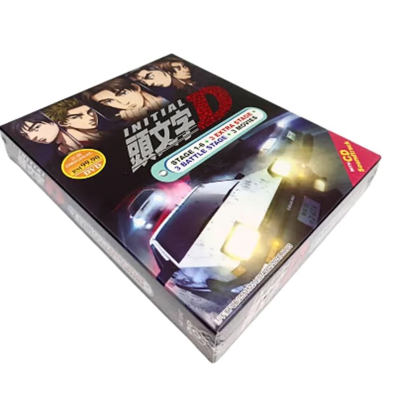 DVD INITIAL D Complete Stage 1-6 +3 Movie +3 Extra Stage +3 Battle +CD ...