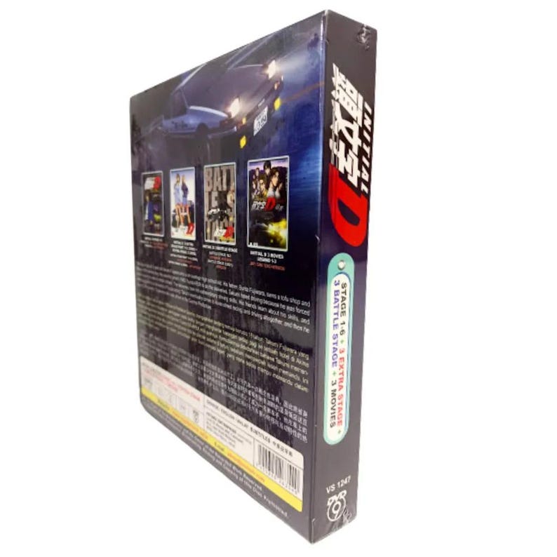 DVD INITIAL D Complete Stage 1-6 +3 Movie +3 Extra Stage +3 Battle +CD ...