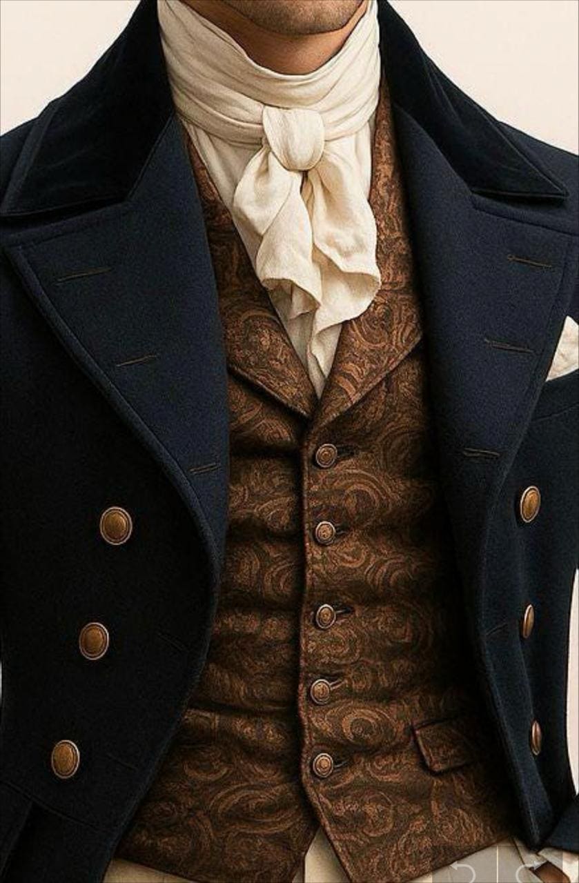 Men’s Victorian Wool Regency Tailcoat, Vintage Gothic Steampunk ...