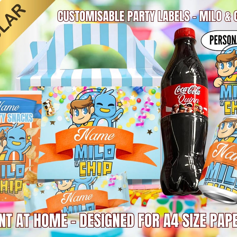 Milo and Chip - Etsy