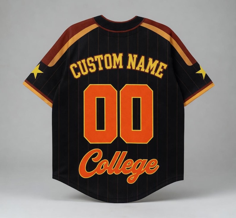 Custom College Baseball Jersey, Personalized Team Shirt Varsity ...