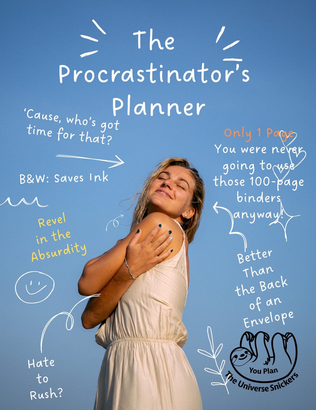 The Procrastinator's Planner: A One-page Weekly Planner to Make ...