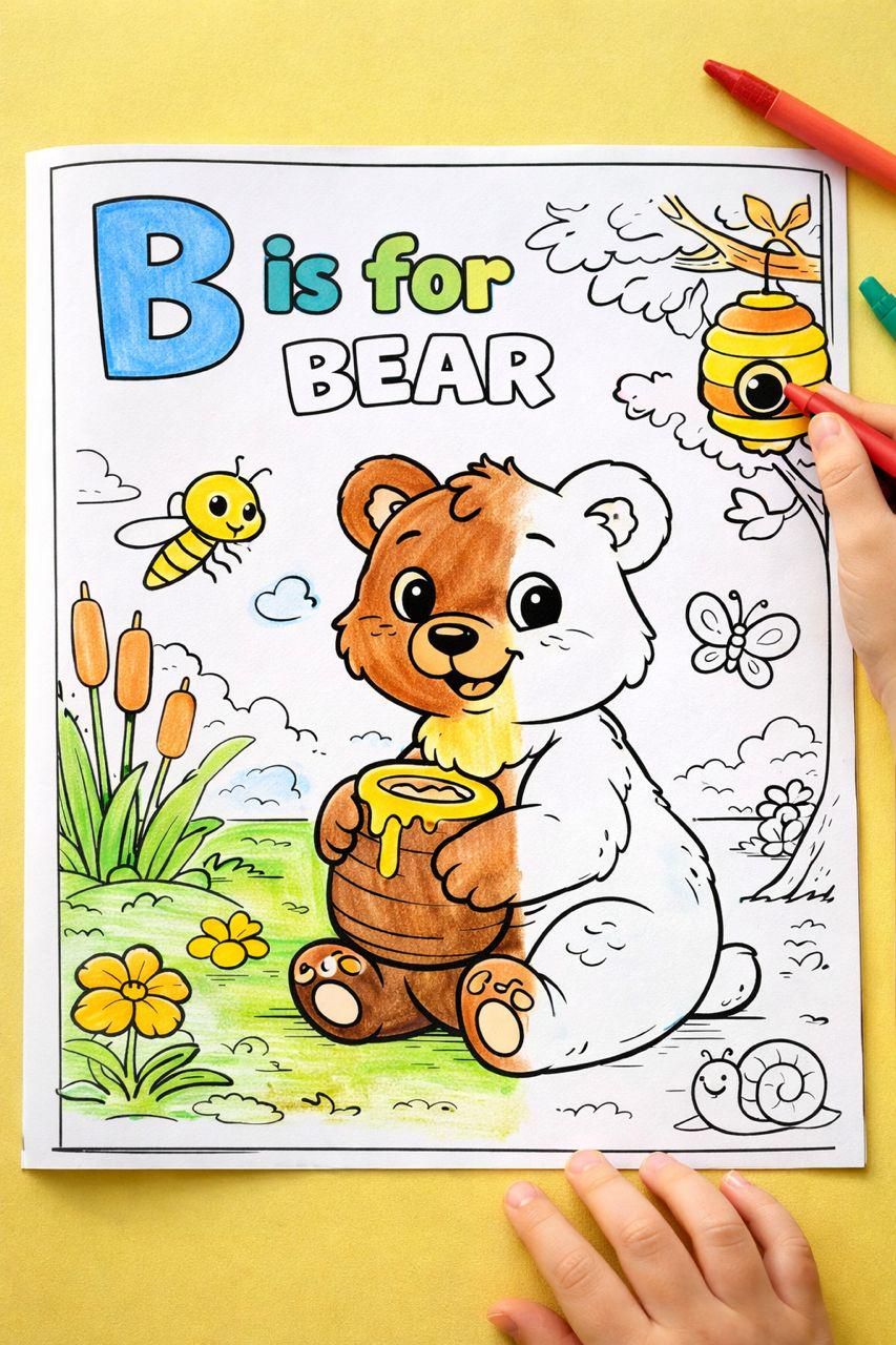 ABC Alphabet Coloring Book for Kids | Printable Letter Coloring Pages ...