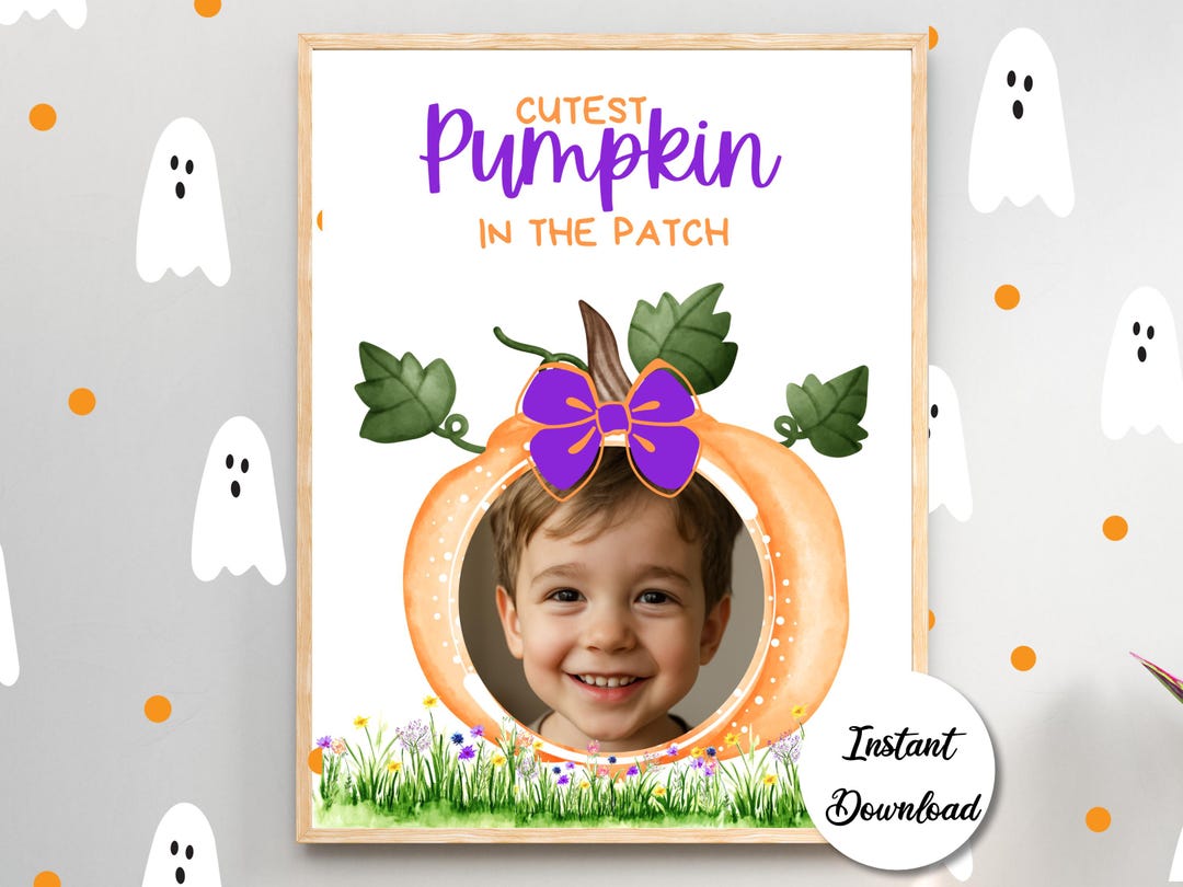 Pumpkin Handprint Art Printable,halloween Craft, Fall Keepsake, Pumpkin ...