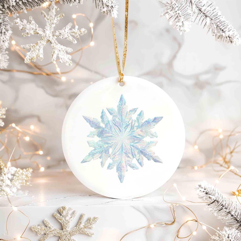 14 Frozen Ice Blue Snowflakes Clipart Pack, Festive Card Designs ...