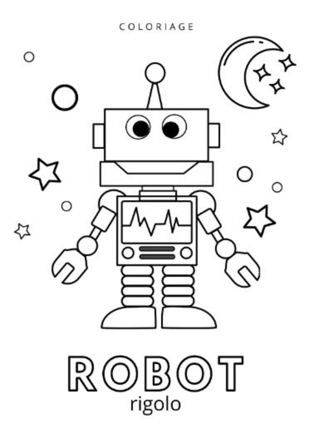 Funny Robots Coloring Pages 20 Pages - Etsy