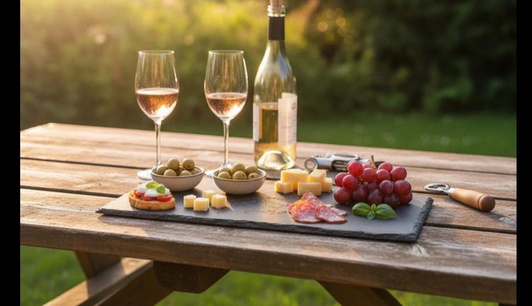 Slate Board "it's Aperitif Time" - Personalized Gift for Friends and ...
