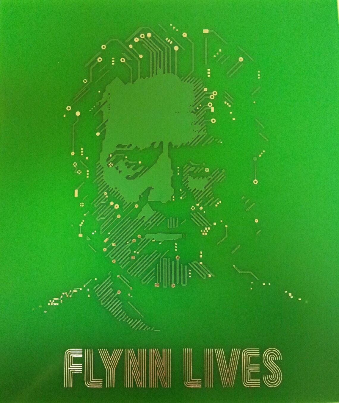 FLYNN LIVES Real Printed Circuit Board PCB - Etsy
